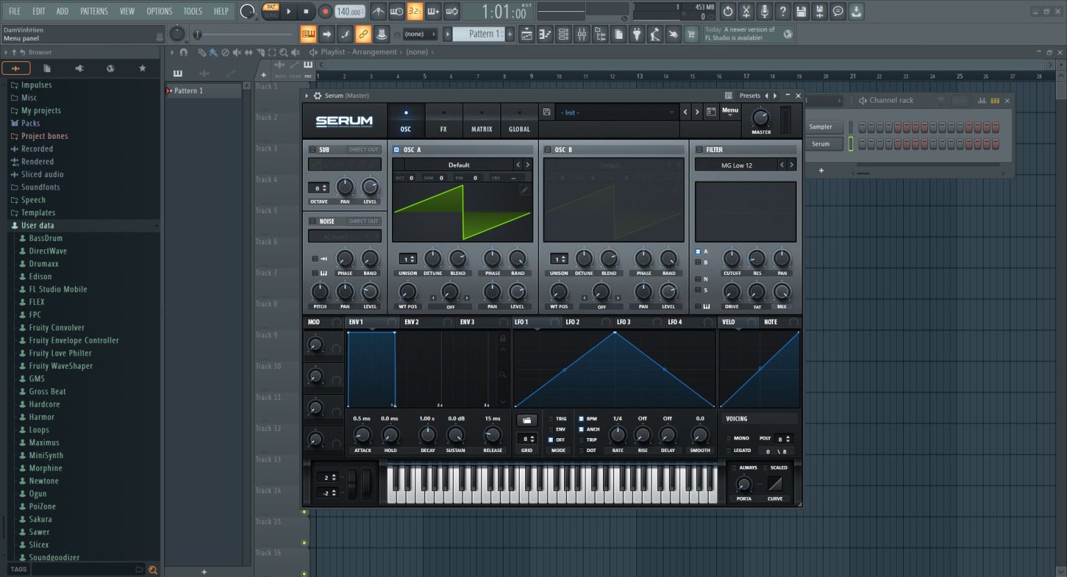 Hướng dẫn thay đổi giao diện Skin FL Studio, Serum, Sylenth1