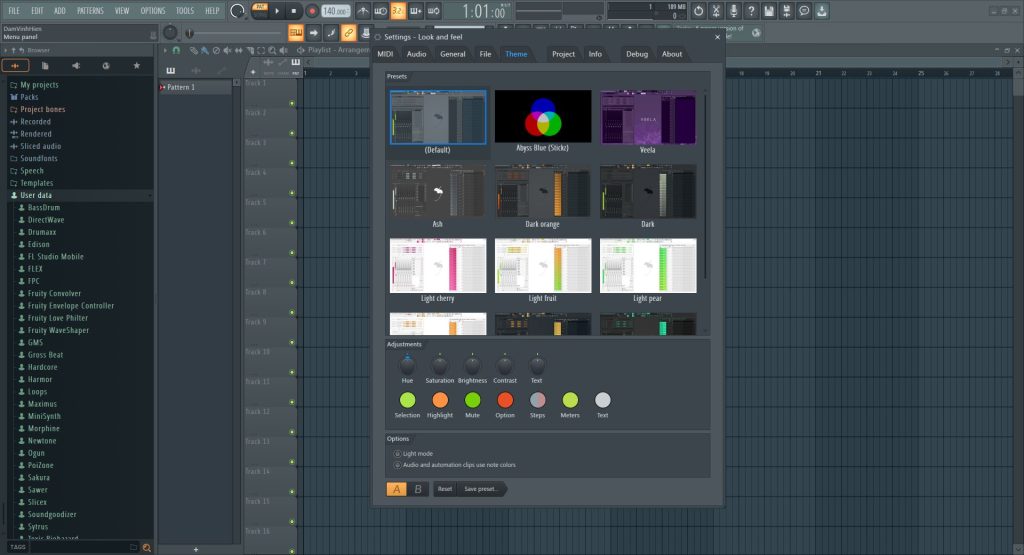 Hướng dẫn thay đổi giao diện Skin FL Studio, Serum, Sylenth1